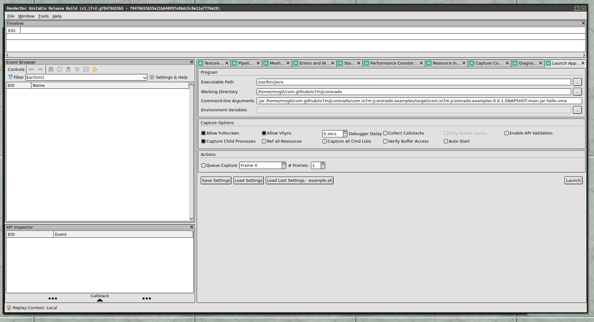 Unable To Capture From A Simple Vulkan Test Program · Issue 2429 · Baldurkrenderdoc · Github