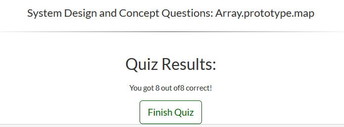 System Design and Concept Questions: Array.prototype.map: Missing space in results view. · Issue ...