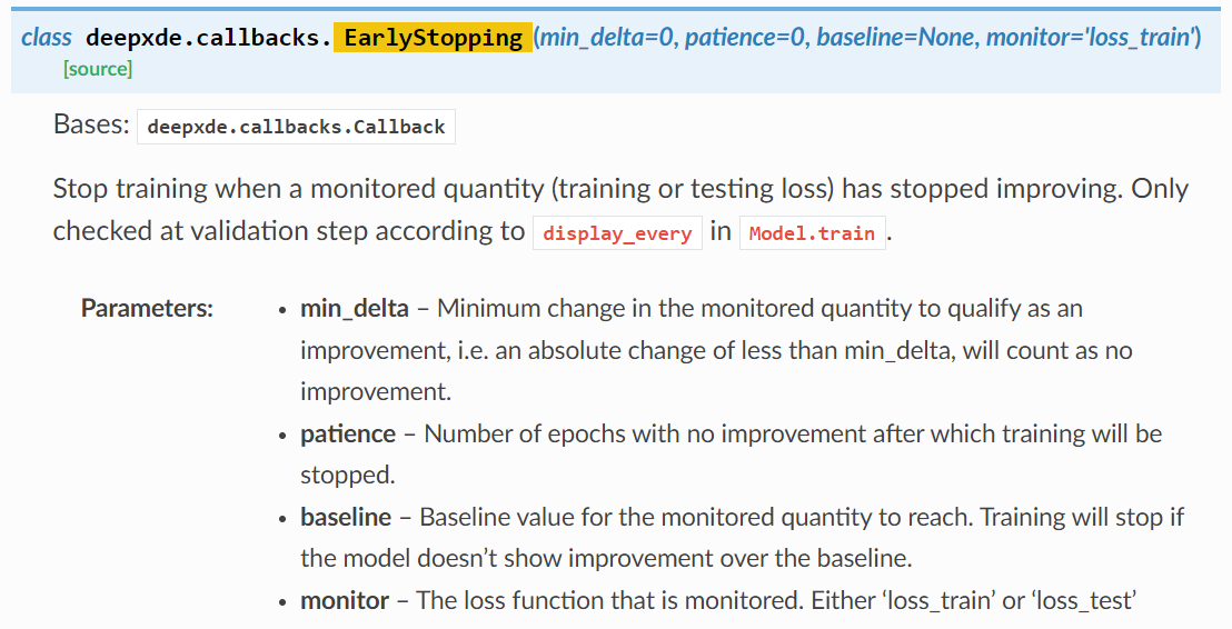 Stop training the model based on an error bound · Issue #1116 · lululxvi/deepxde · GitHub