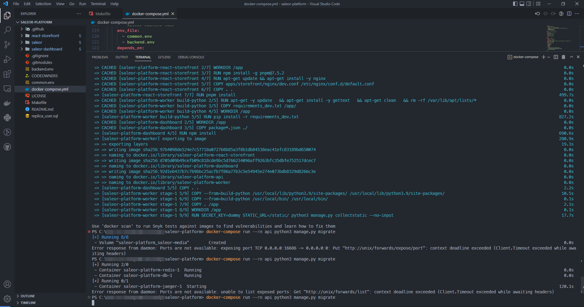 I can't bootstrap with Docker. · Issue #188 · saleor/saleor-platform ...