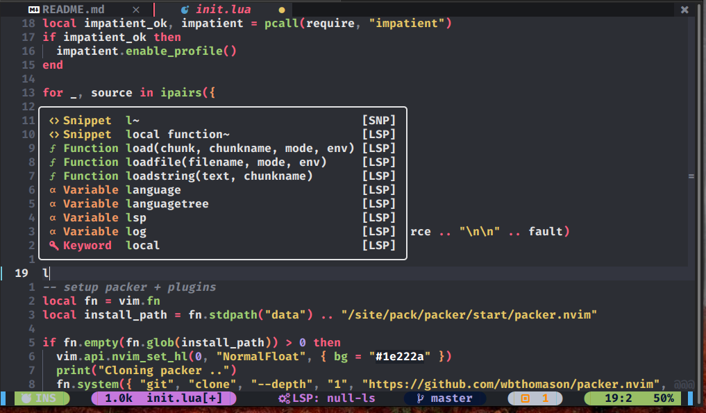 GitHub - SamuelTernenge/NVIM: extensible and fast neovim configs with ...