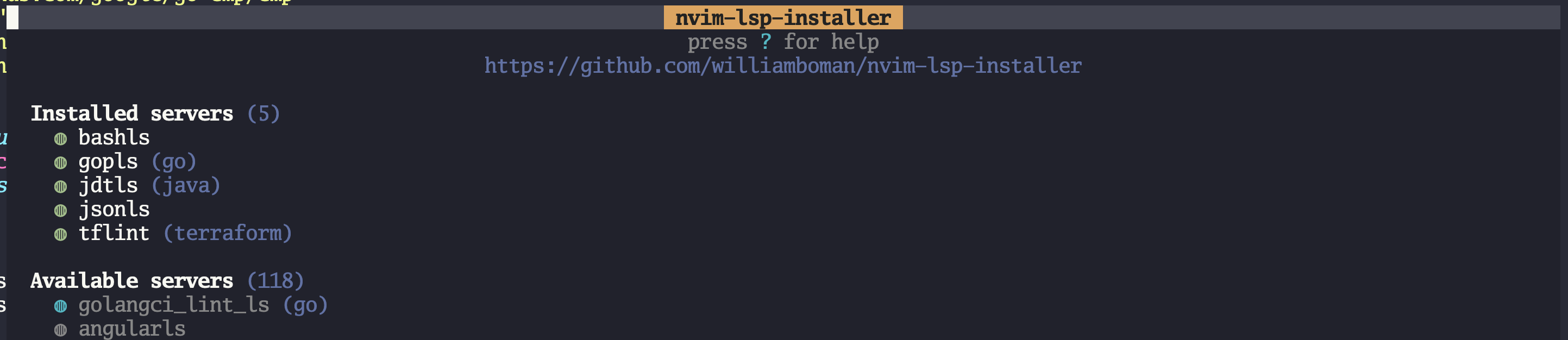 Nothing happens after install · Issue #352 · nvimdev/lspsaga.nvim · GitHub