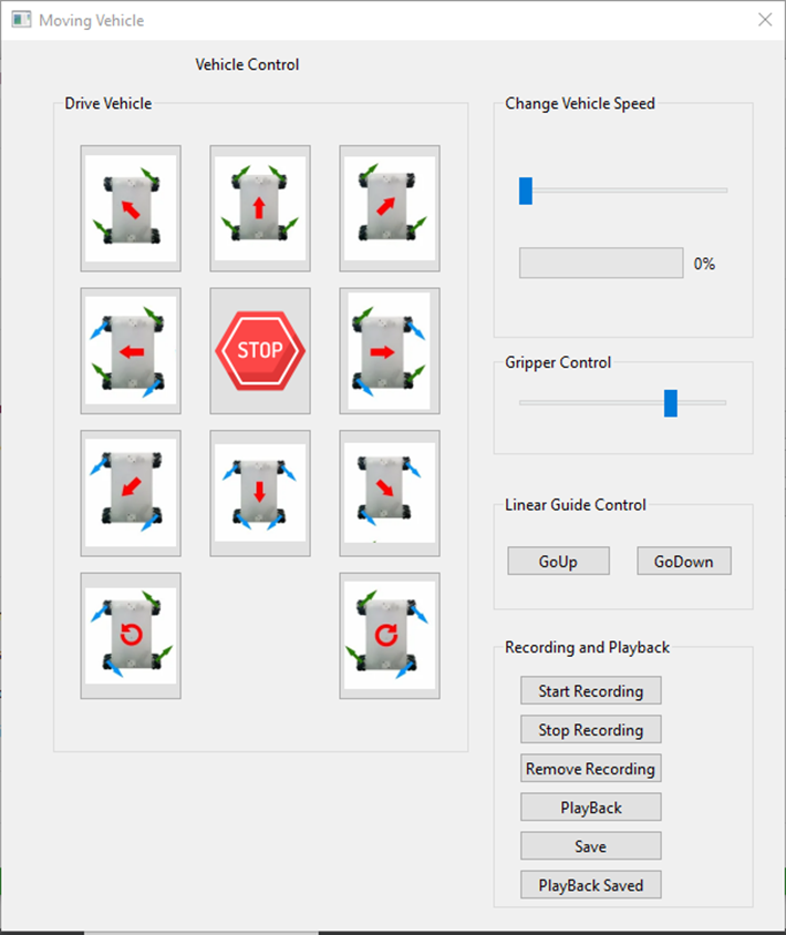 GitHub - RoboInnovatorX/MecanumVehicleControl: A desktop based application software to control a ...
