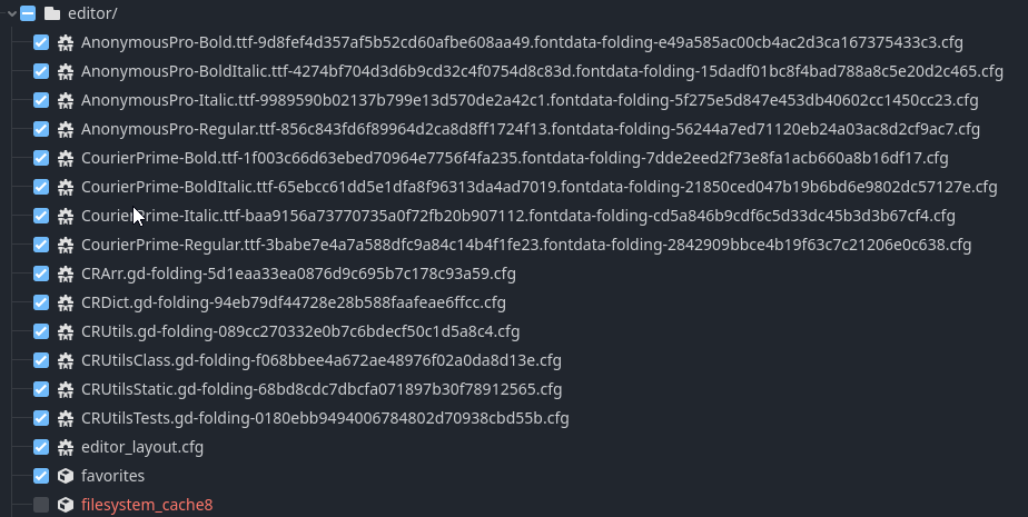When importing an asset, you can't deselect a partially selected folder ...