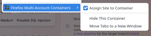 Always open this site in.. with multiple choice · Issue #2235 · mozilla/multi-account-containers ...