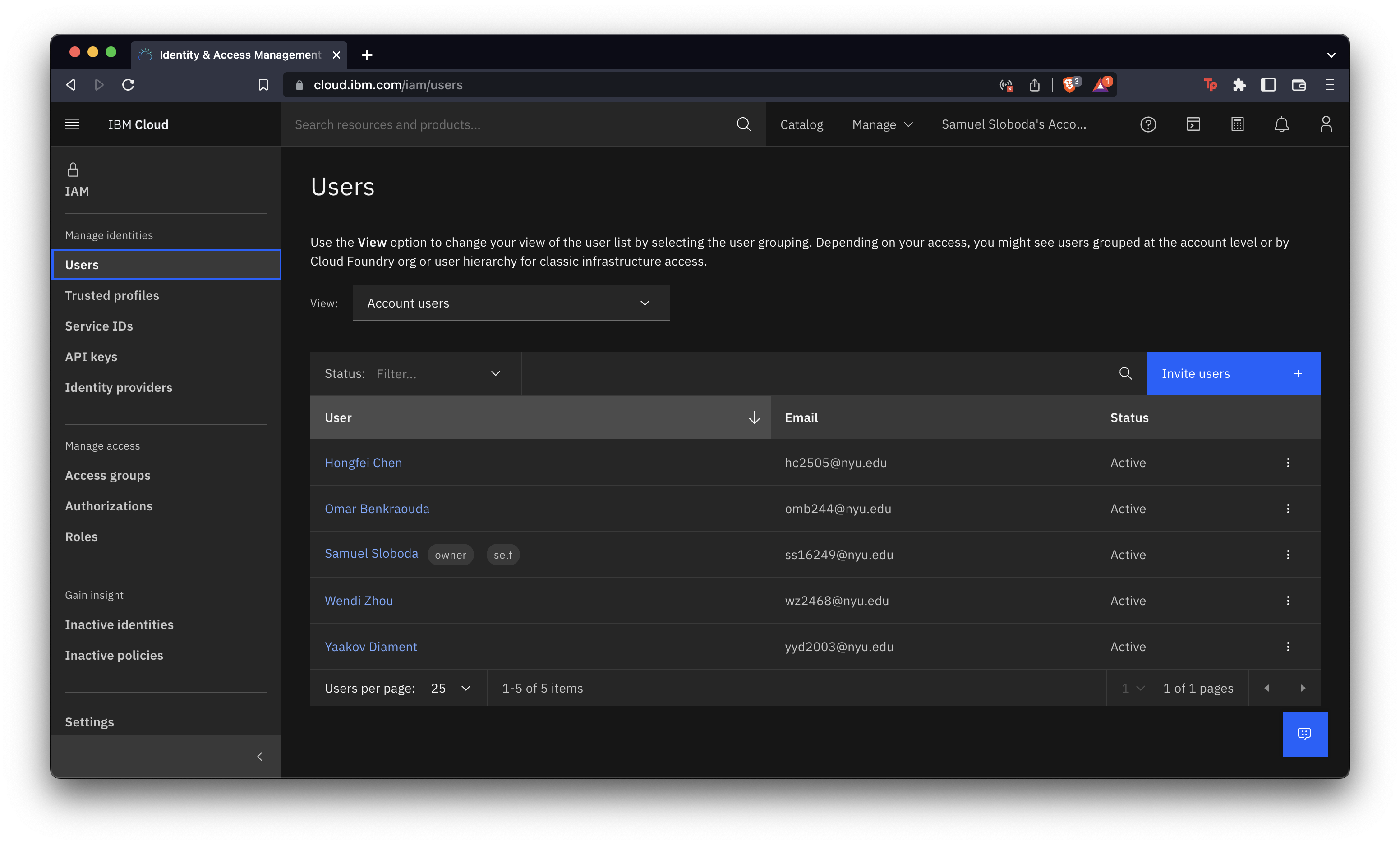 IBM Cloud Accounts Setup · Issue #48 · CSCI-GA-2820-FA22-001/customers · GitHub