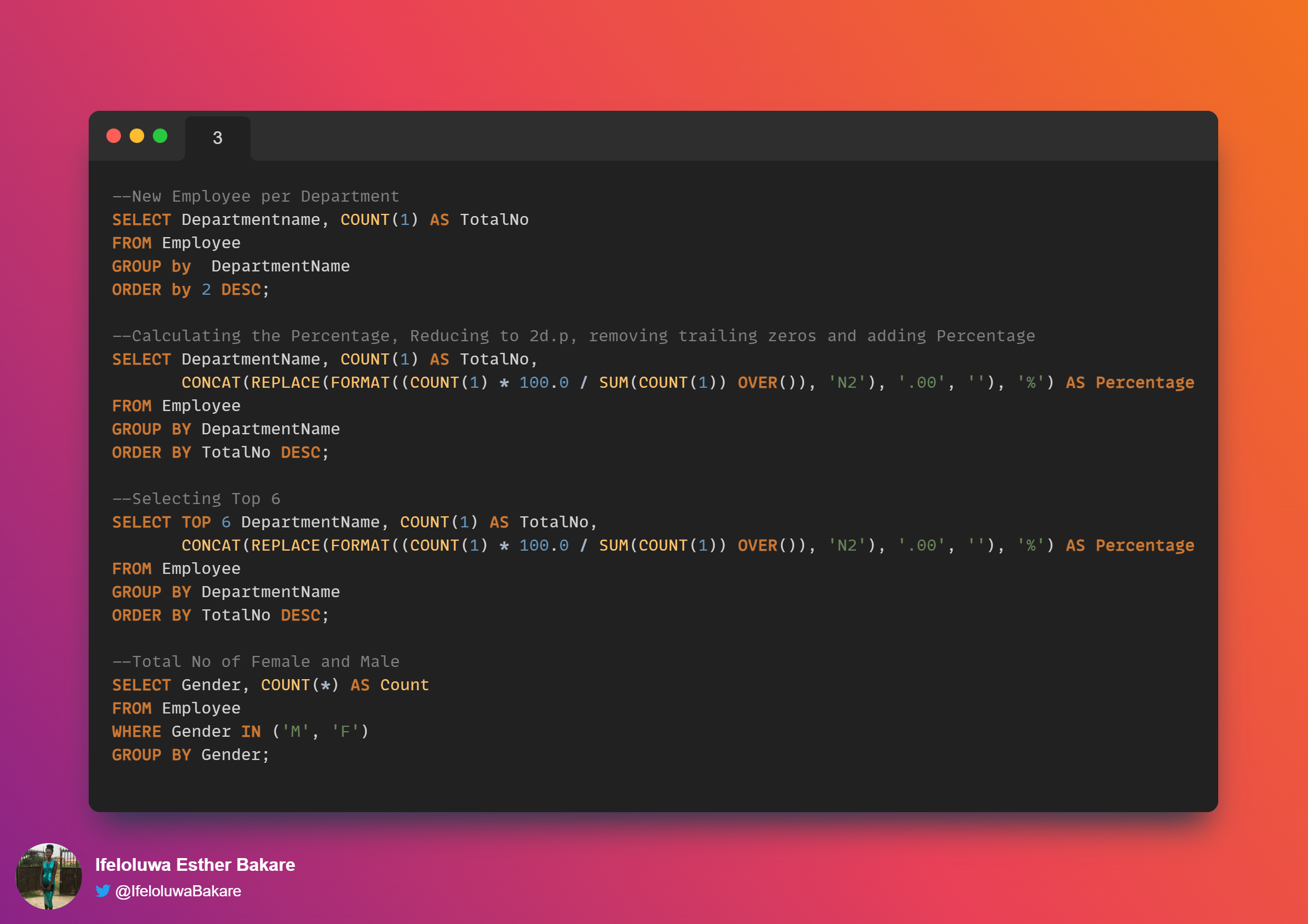 GitHub - IBakare/Employee-recruitment-breadown-SQL
