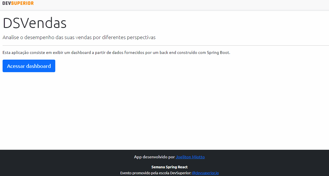 GitHub - joelitonmiotto/DSVendas: Dashboard para análise de Vendas desenvolvido na Semana Spring ...