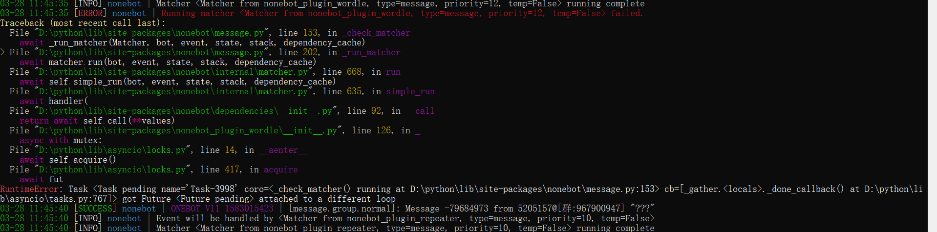 关于未被识别的单词 · Issue #2 · noneplugin/nonebot-plugin-wordle · GitHub