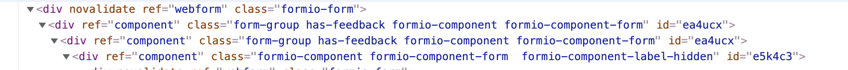 [bug] Duplicate Id S When Creating A Form With A Nested Form · Issue 4552 · Formio Formio Js