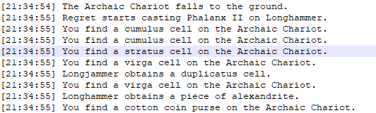 Salvage - Arrapago Remnants: Archaic Chariot occasionally drops 5 cells instead of 6. · Issue ...