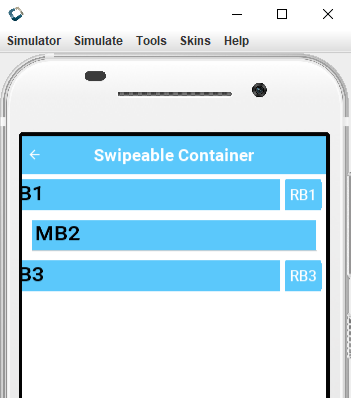 Unwanted swipe left on swipeable container when swiping another · Issue ...