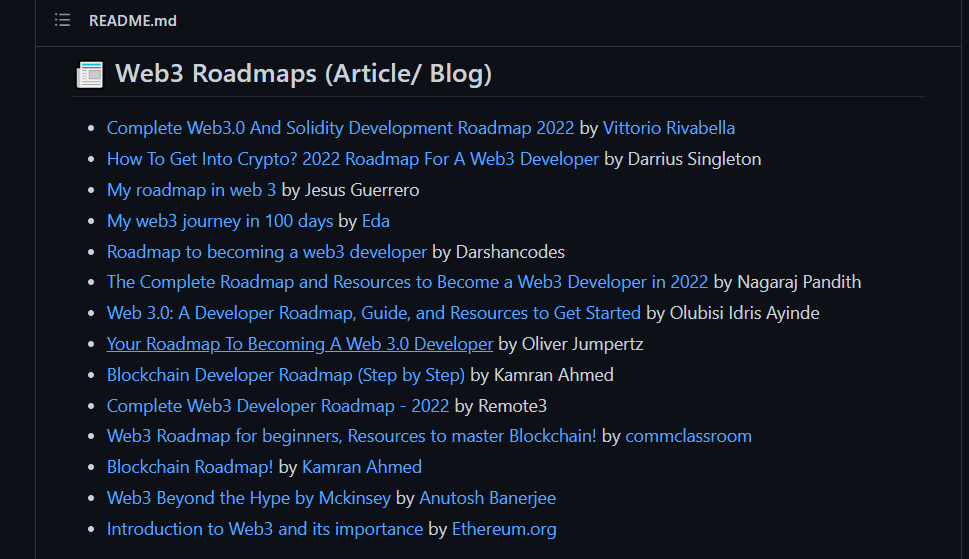 [FEATURE] README.md · Issue #277 · FrancescoXX/free-Web3-resources · GitHub