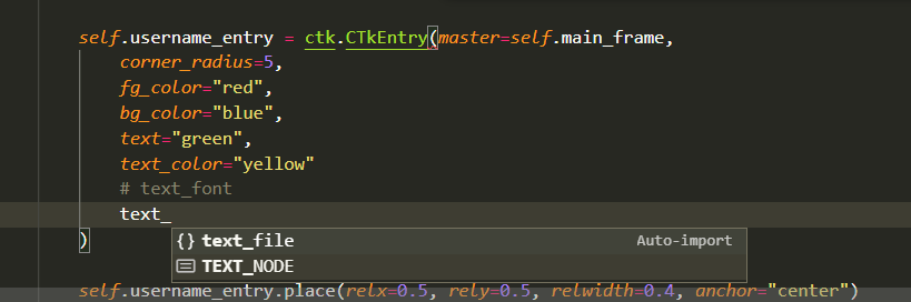 CTKEntry font issue · Issue #25 · TomSchimansky/CustomTkinter · GitHub