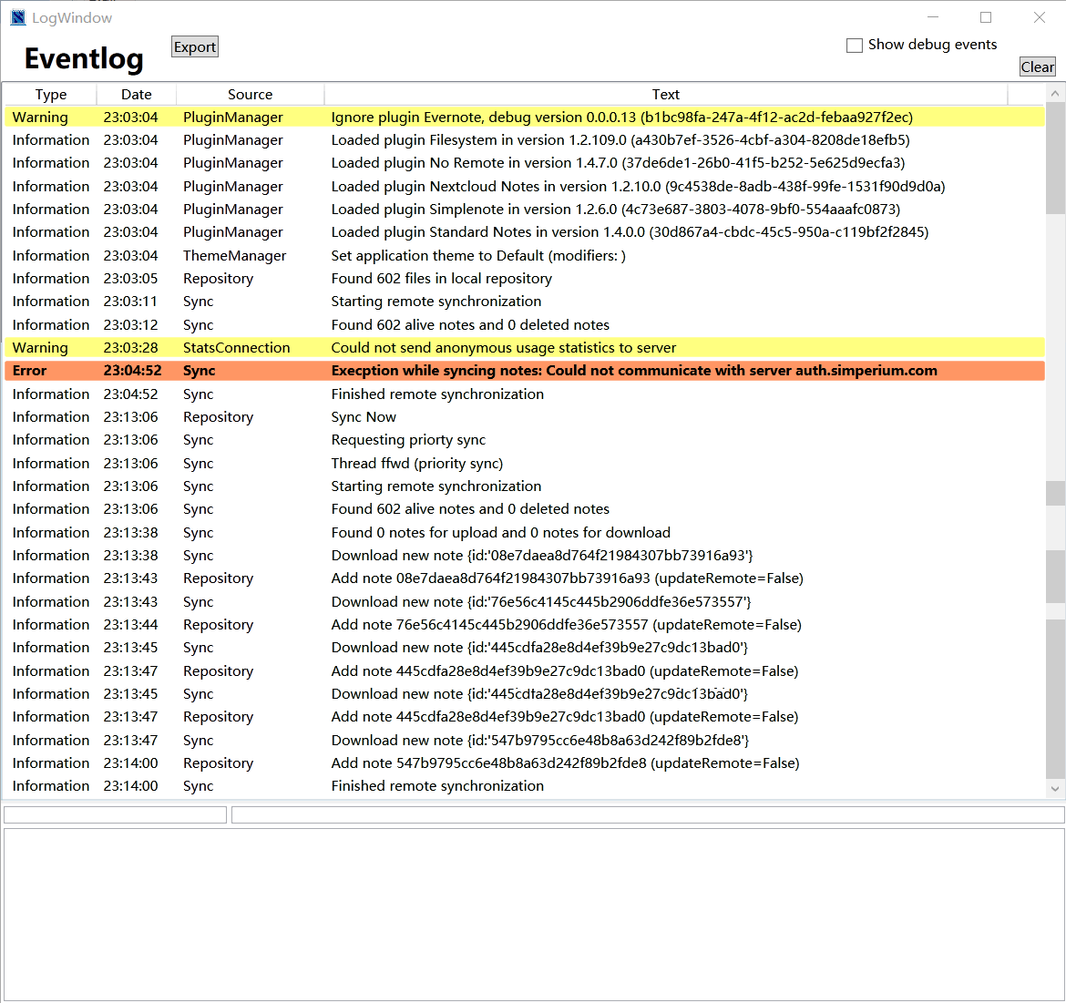 Simplenote sync too slow · Issue #100 · Mikescher/AlephNote · GitHub