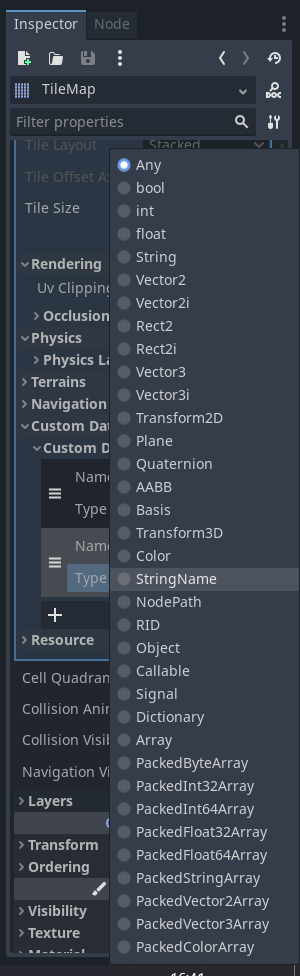 Some dropdowns in inspector fail when dropdown would go off screen ...