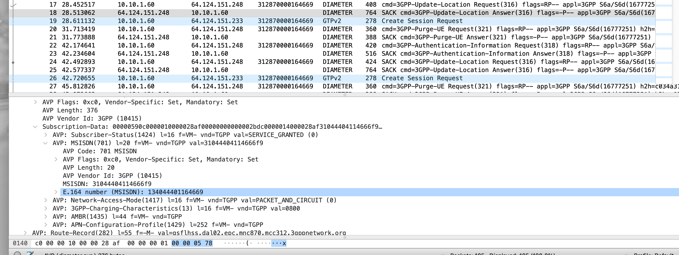S8 Inbound Roaming with s6a_proxy and s8_proxy not transferring MSISDN from ULA to CSR · Issue ...