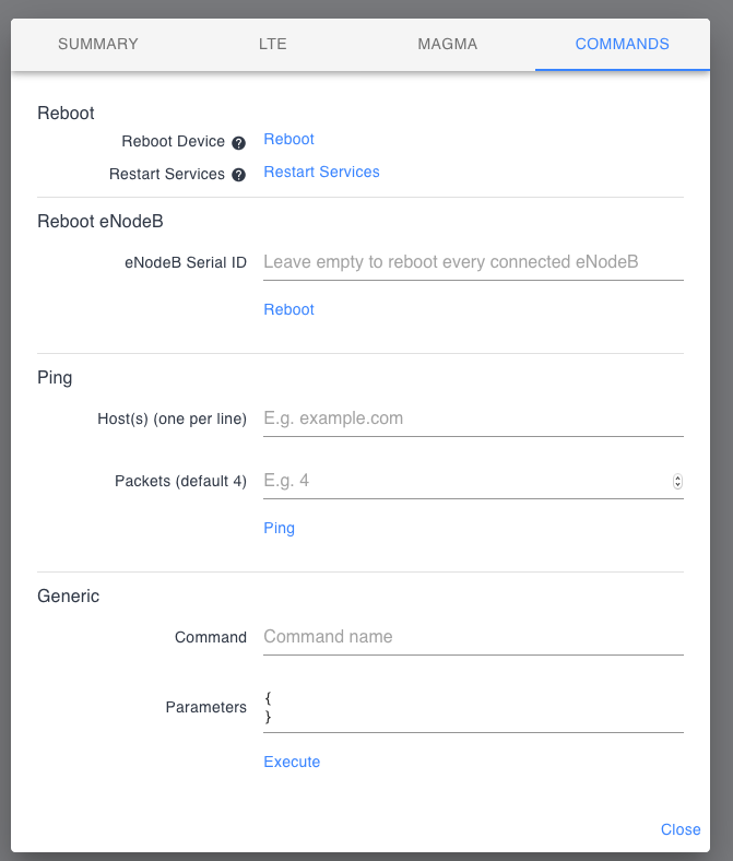 NMS Gateway Generic Command modal disappeared in 1.3 · Issue #3679 ...