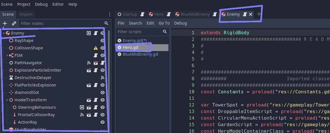 Unifying Scene and Script Tabs to reduce UX ambiguity · Issue #7098 · godotengine/godot ...