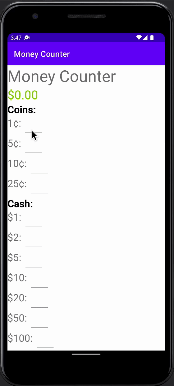 GitHub - bryhernandez/MoneyCounter