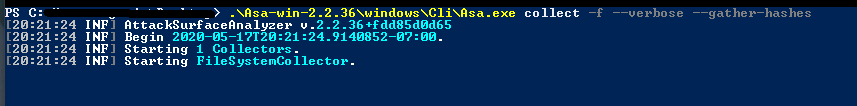 FileSystem Collector Stalling · Issue #445 · microsoft/AttackSurfaceAnalyzer · GitHub
