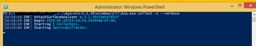 ServiceCollector stalling on Windows 8 · Issue #453 · microsoft/AttackSurfaceAnalyzer · GitHub