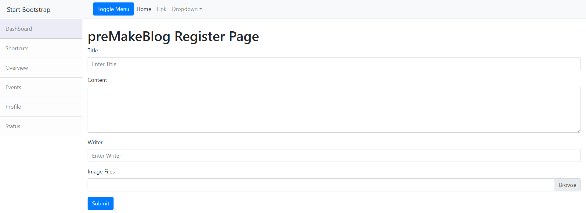 GitHub - codehousepig/preMakeBlog: [첫 개인 프로젝트] Springboot + JPA + MariaDB