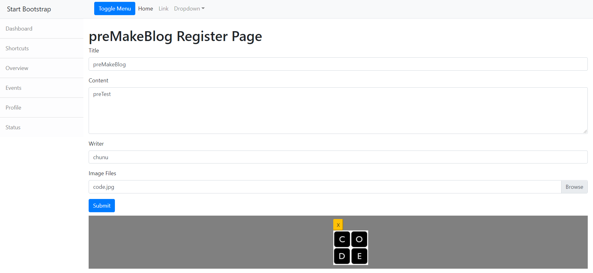 GitHub - codehousepig/preMakeBlog: [첫 개인 프로젝트] Springboot + JPA + MariaDB