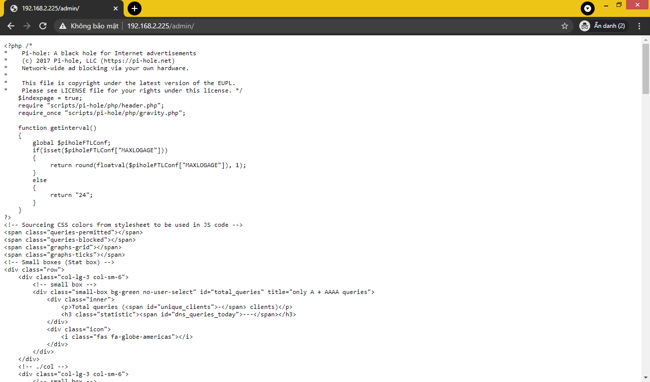 Web Interfaces have problem · Issue #4182 · pi-hole/pi-hole · GitHub