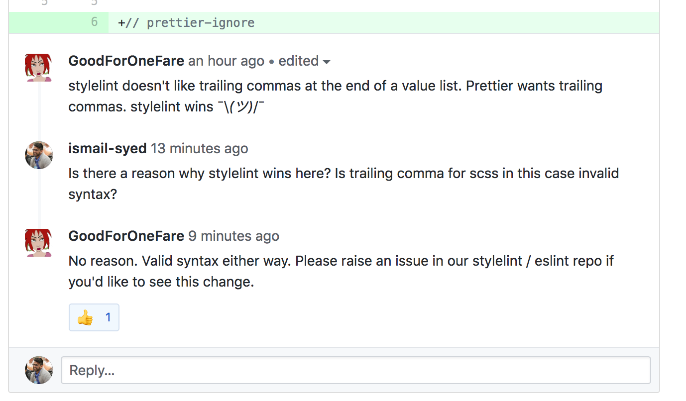 Defer trailing comma rule to prettier · Issue #30 · Shopify/stylelint ...