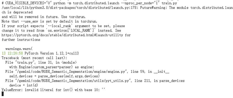 Run error · Issue #21 · huaaaliu/RGBX_Semantic_Segmentation · GitHub