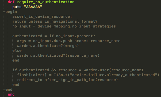 Infinite Redirection Loop After Sign In Sign Up Caused By `require No Authentication