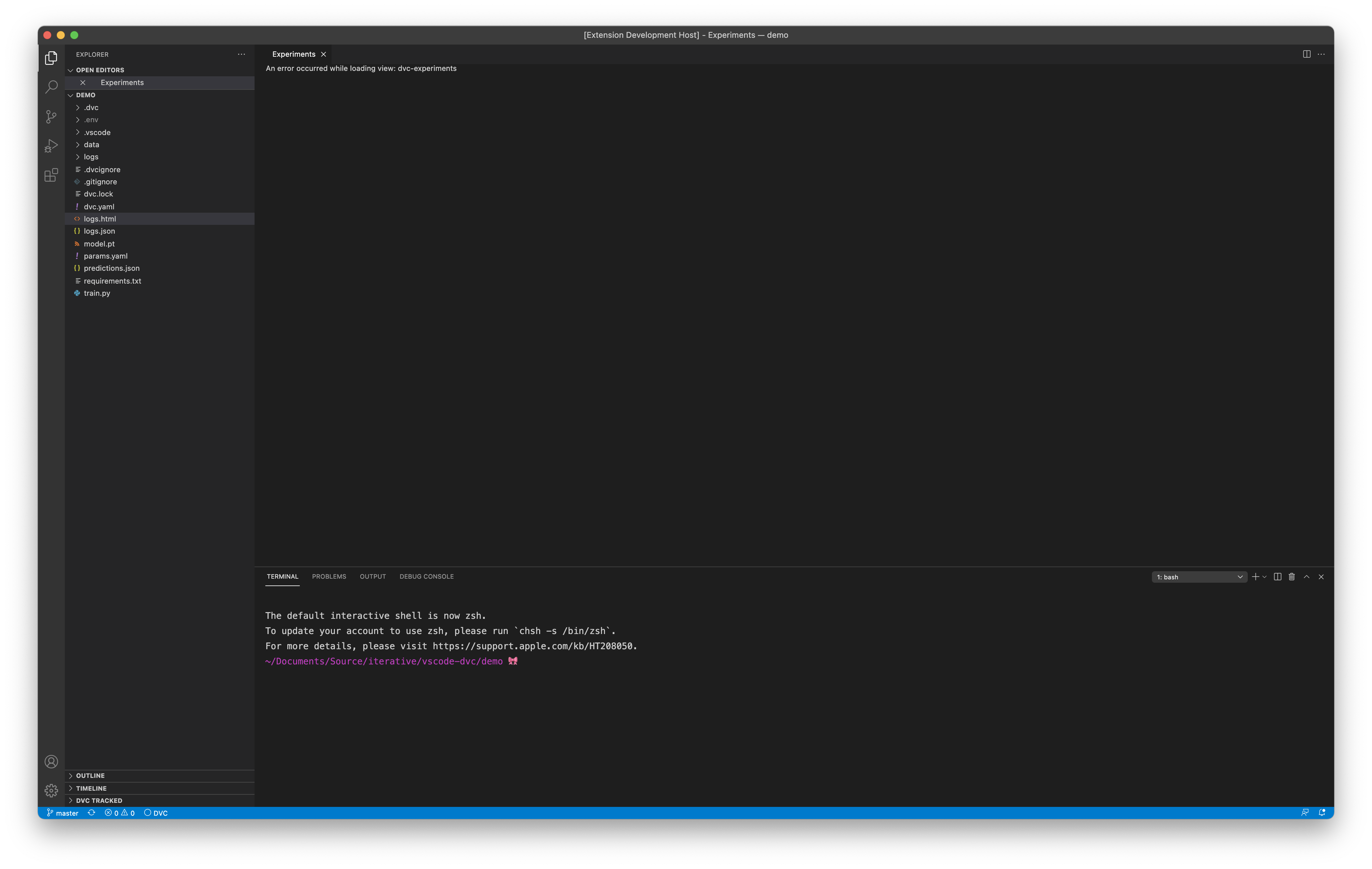 Move Global Controls Out Of The Webview Content Area · Issue 292 · Iterativevscode Dvc · Github