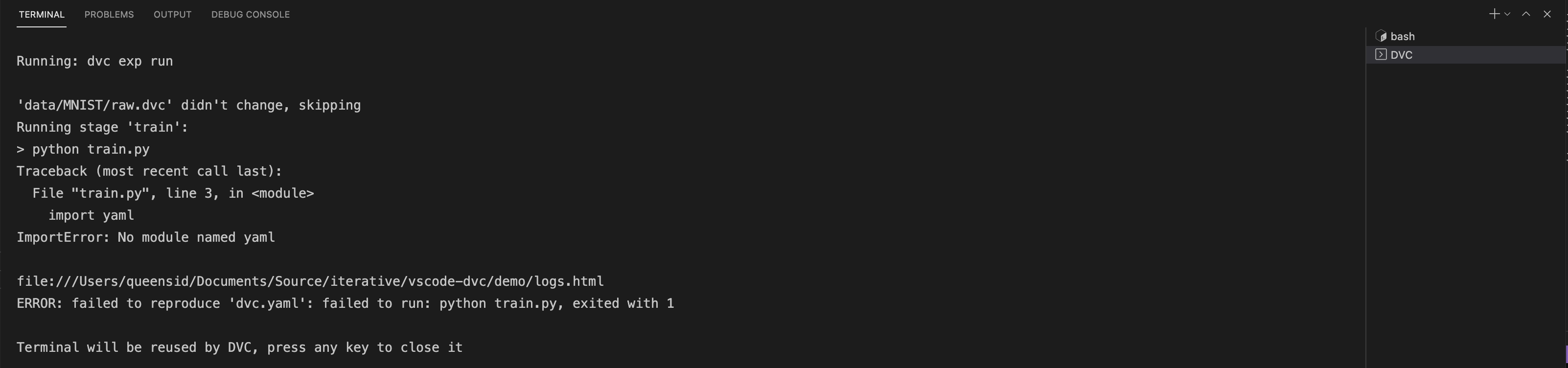 Show/Hide Columns TreeView · Issue #359 · iterative/vscode-dvc · GitHub
