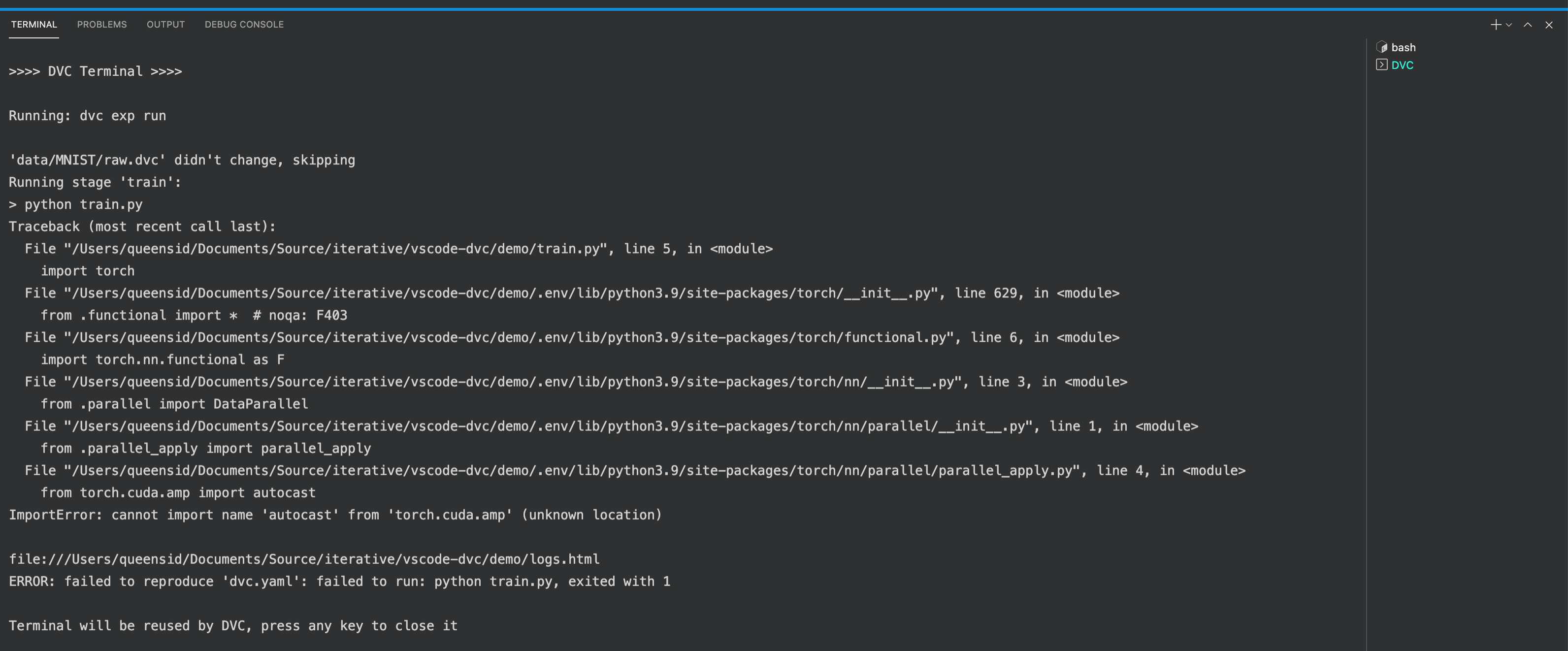 Show/Hide Columns TreeView · Issue #359 · iterative/vscode-dvc · GitHub