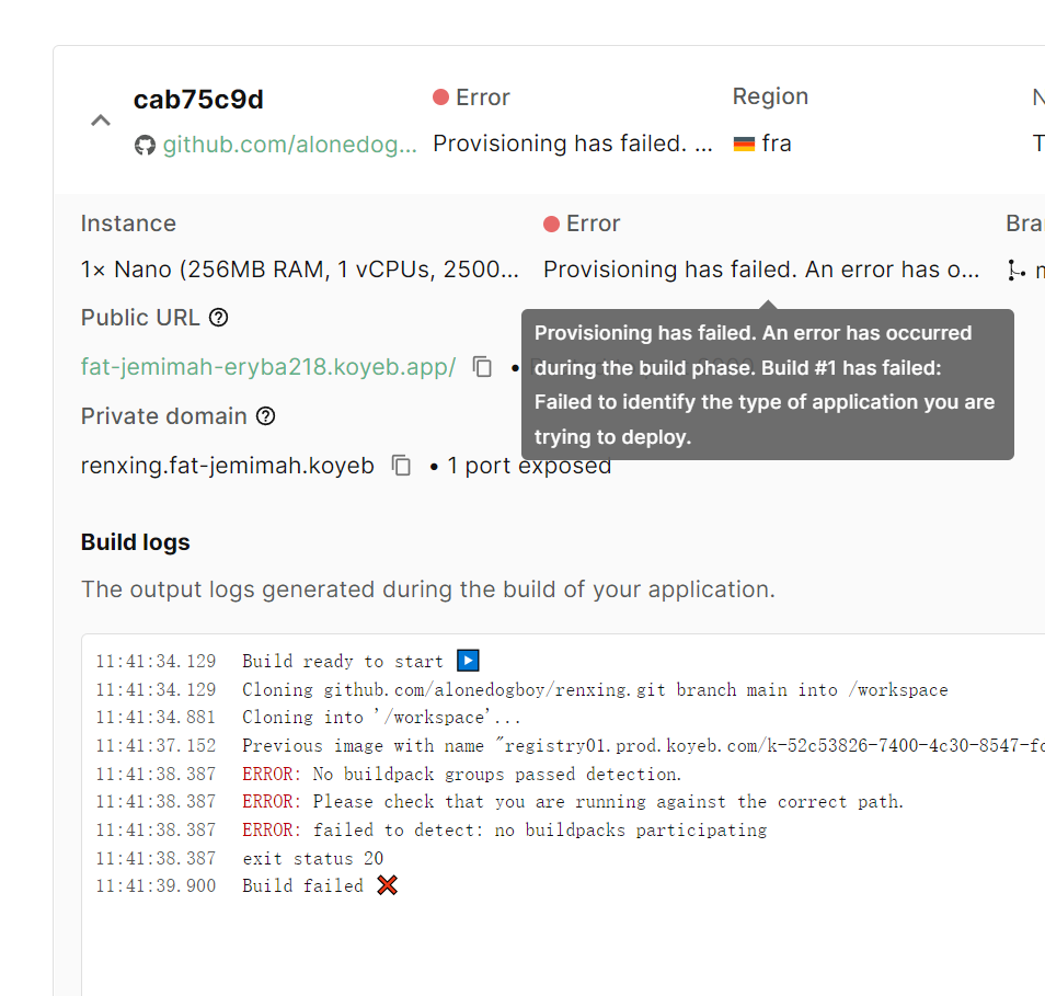 搭建出错 · Issue #1 · unioreox/PagerMaid-Pyro-PaaS · GitHub