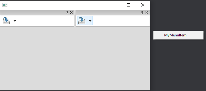 AUI toolbar dropdown menus misaligned · Issue #679 · wxFormBuilder/wxFormBuilder · GitHub