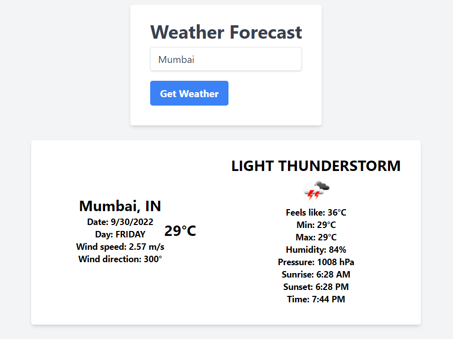 GitHub - sauravhathi/Weather-Forecast-App: Weather Forecast App