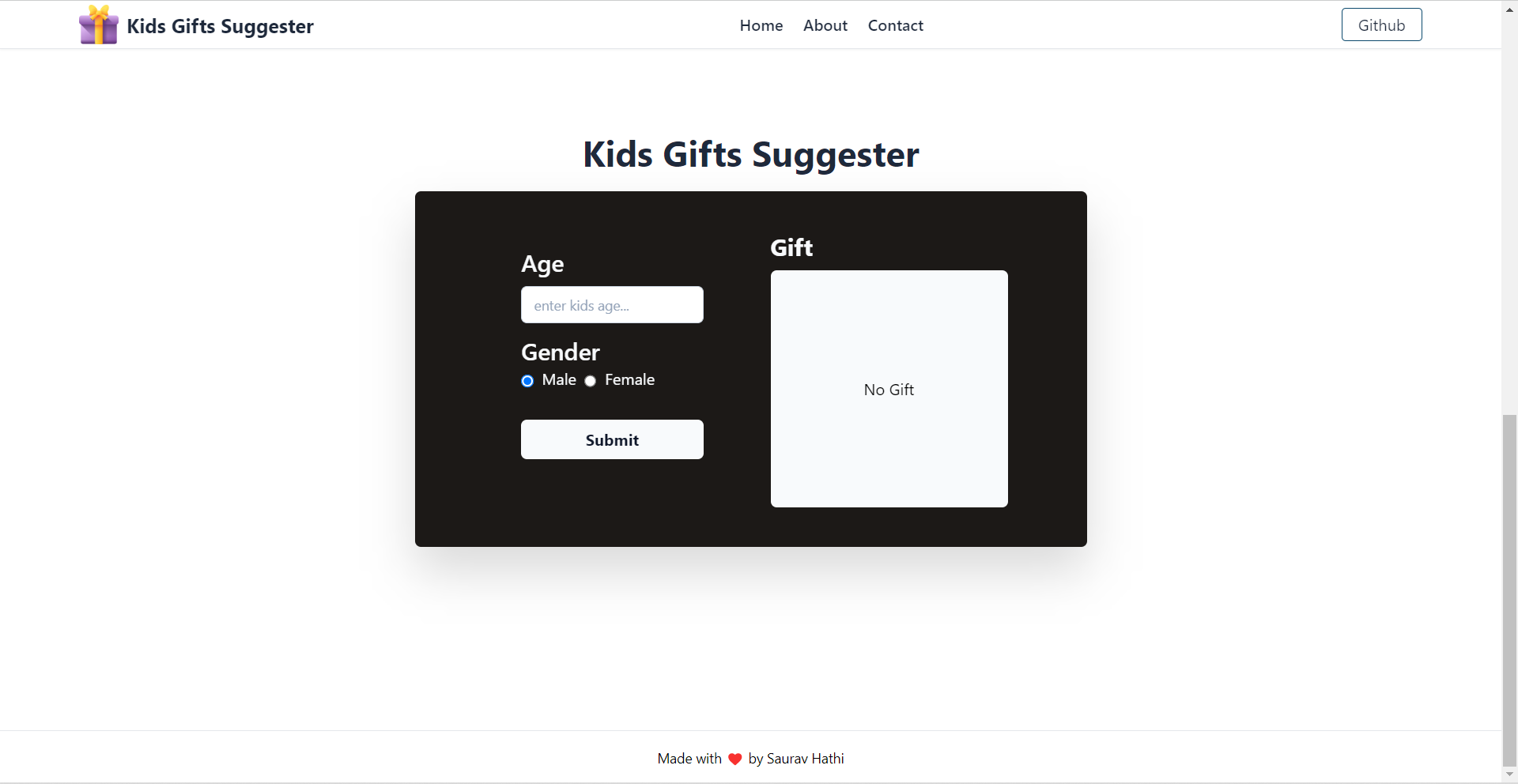 GitHub - sauravhathi/kids-gifts-suggester: A simple web app to suggest ...