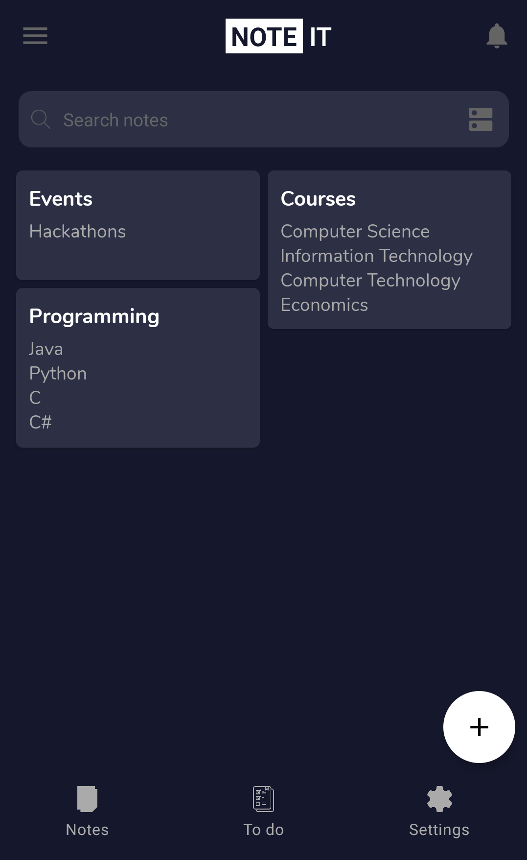 GitHub - LumbertEdward/Note_It