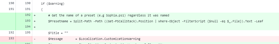Sophia.psm1:193 Zeichen:3 · Issue #312 · farag2/Sophia-Script-for-Windows · GitHub