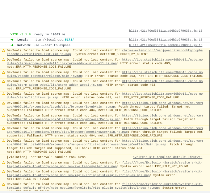 Ports not visible in ports view → No way to use external ports · Issue #863 · stackblitz ...