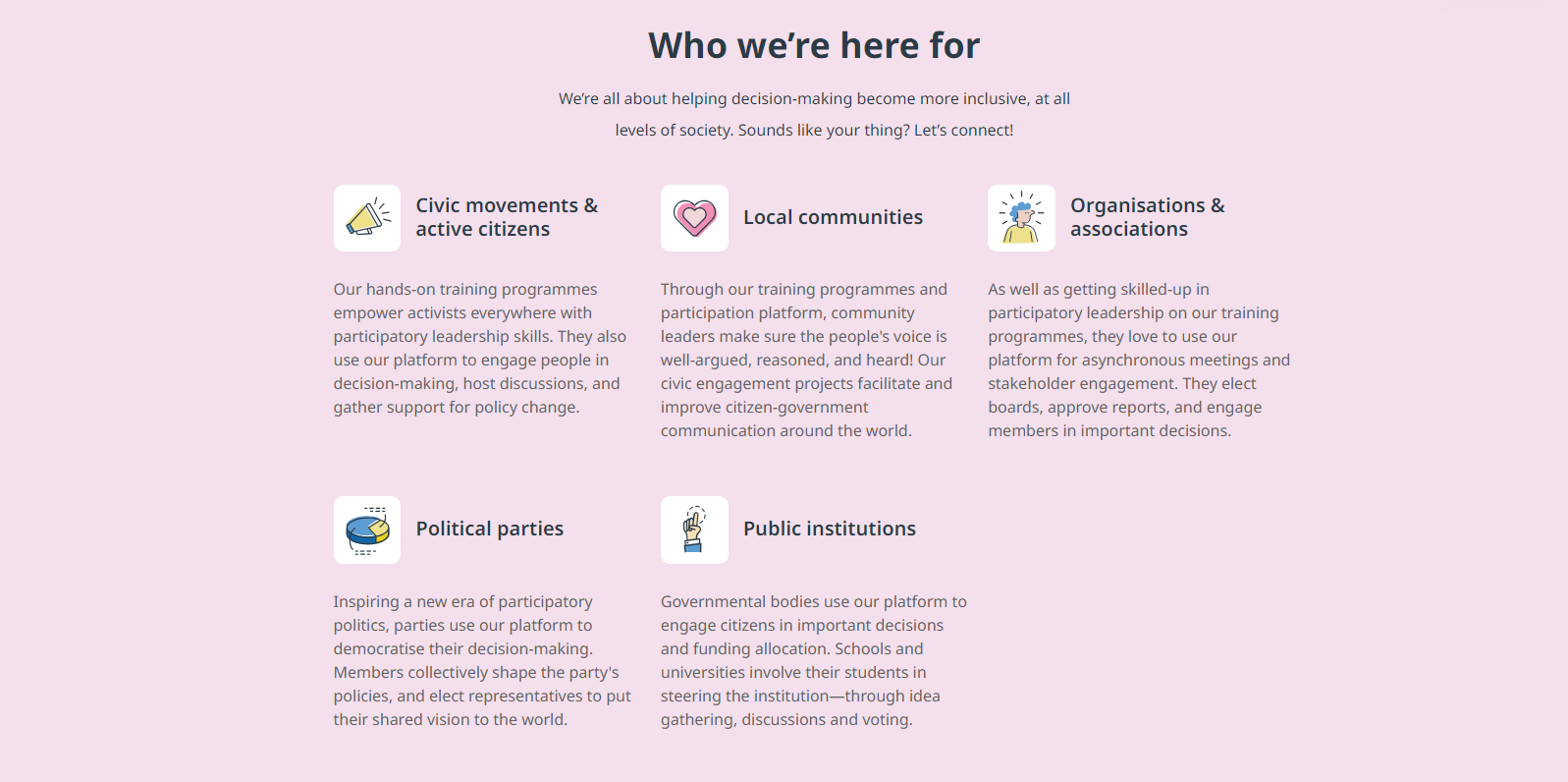 TASK: Double CTA design and edits check-over · Issue #480 · citizenos/citizenos-web · GitHub