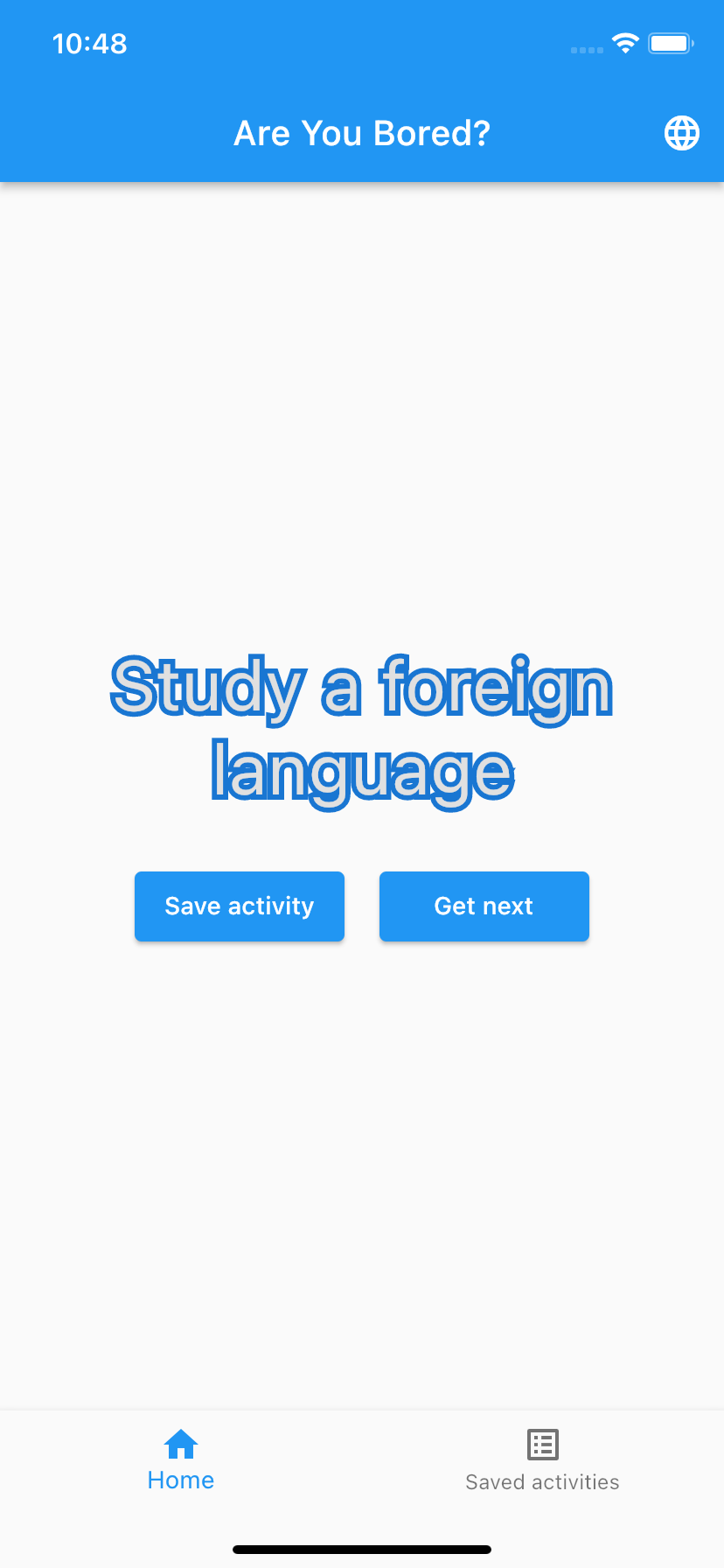 GitHub - yaolya/flutter-are-you-bored: Application to find something to do when bored