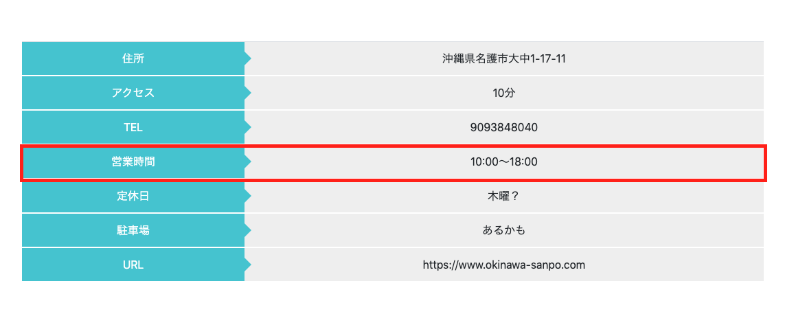 営業時間に実日付が表示されている #154 by MinoruKotegawa · Pull Request #191 · yoshitokamizato/go-to-nago · GitHub