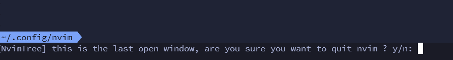 Can't use "q" to close nvim tree while opening nvim with a blank file ...