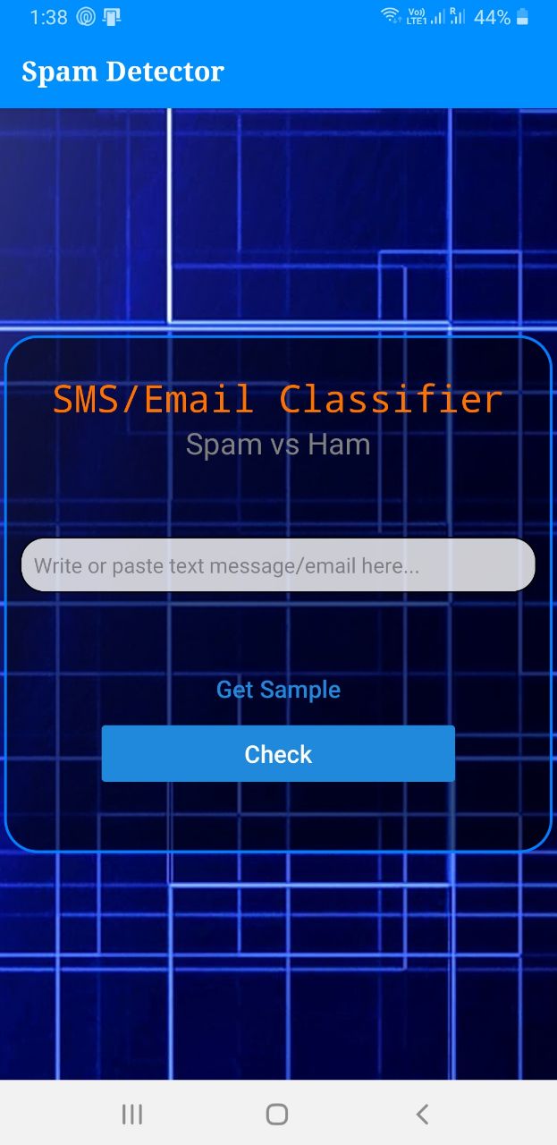 GitHub - Cotex05/EmailClassifier: Mobile App which can detect the spam email or messages.