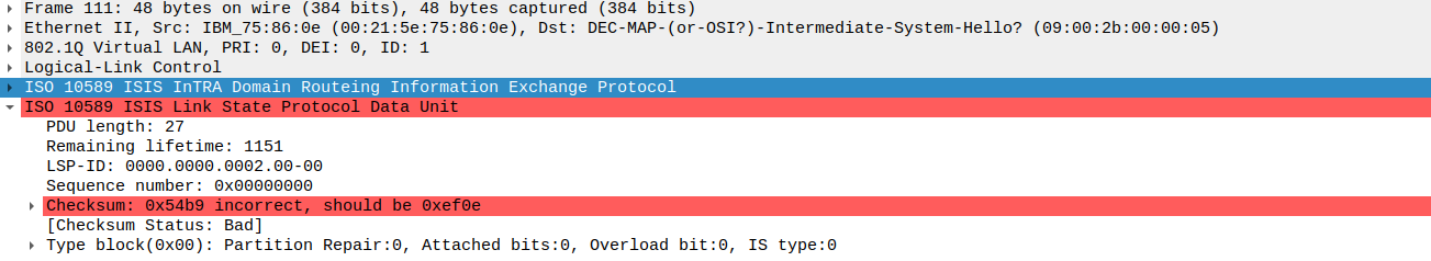 isisd: LSP with null sequence number is sent · Issue #8755 · FRRouting/frr · GitHub