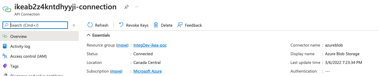 Unable To Create Blob Using Api Connection Connection Error The Api 6837