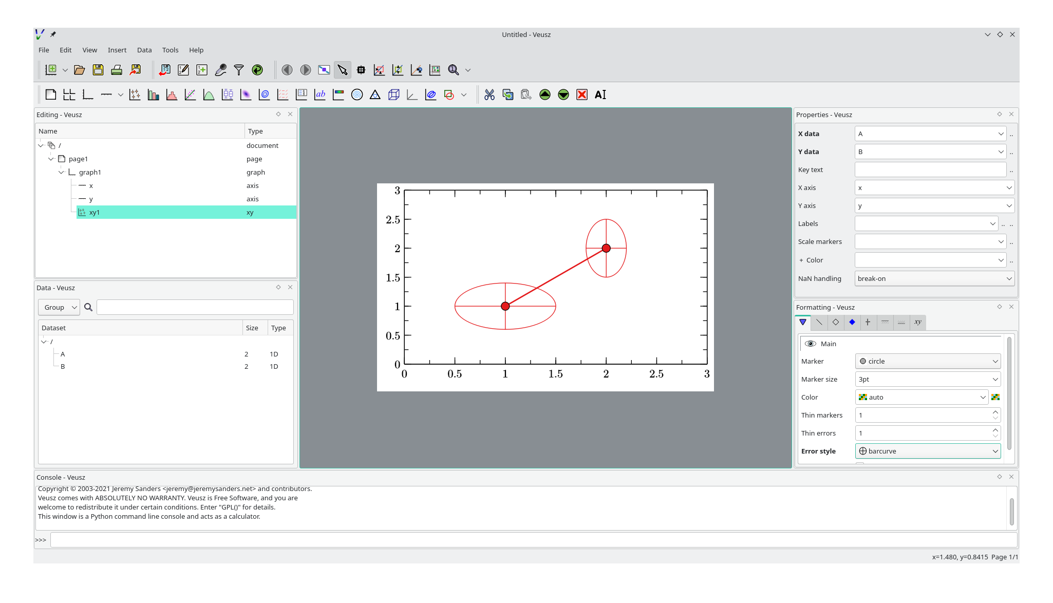 [FR] Option for covariance ellipse to plot as rotated error bars ...
